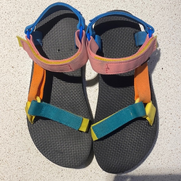 Teva | Shoes | Teva Multicolored Sandals | Poshmark